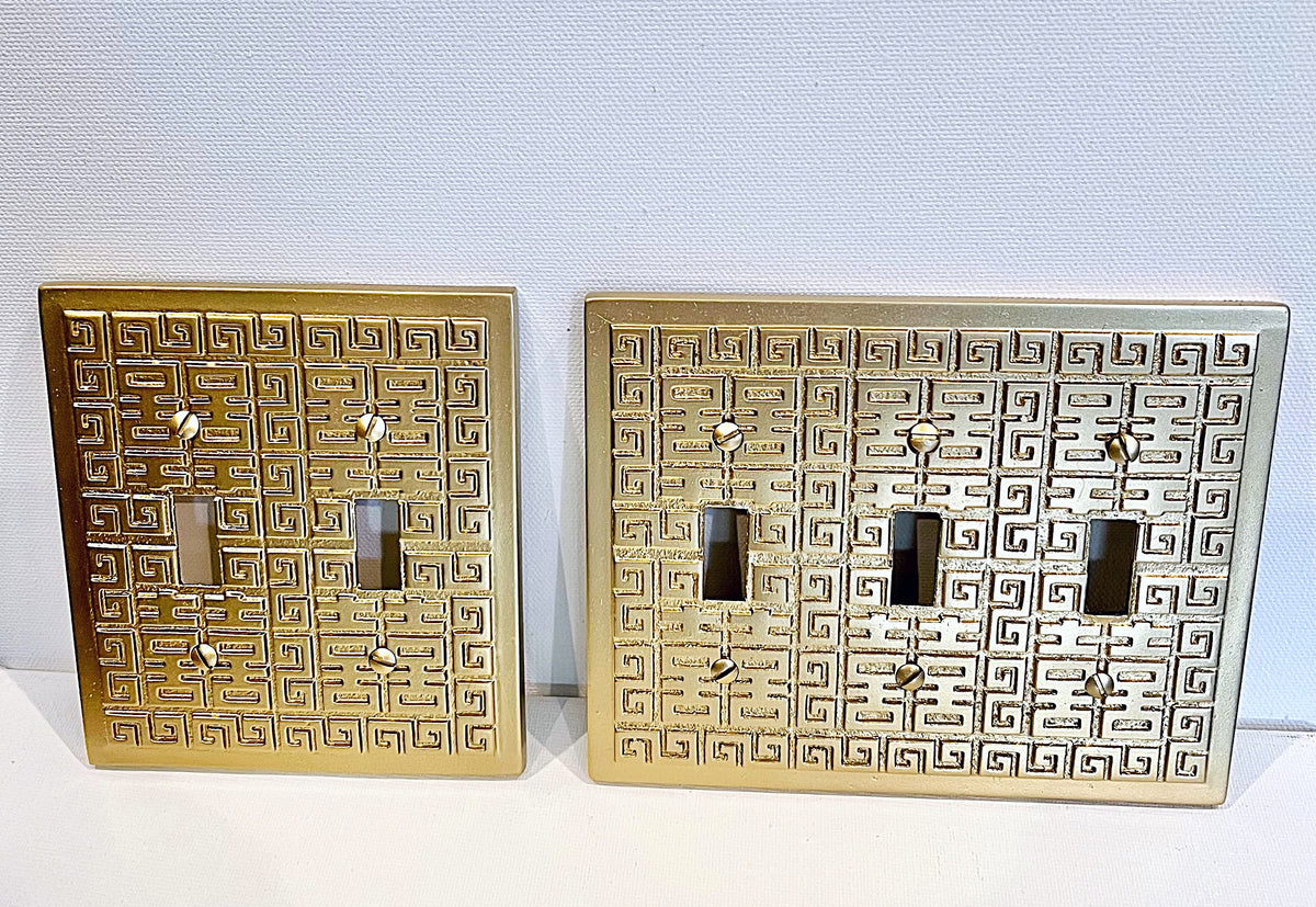 Vintage MSM Chinoiserie Gold Light Switch Plate Cover | Designs by ...